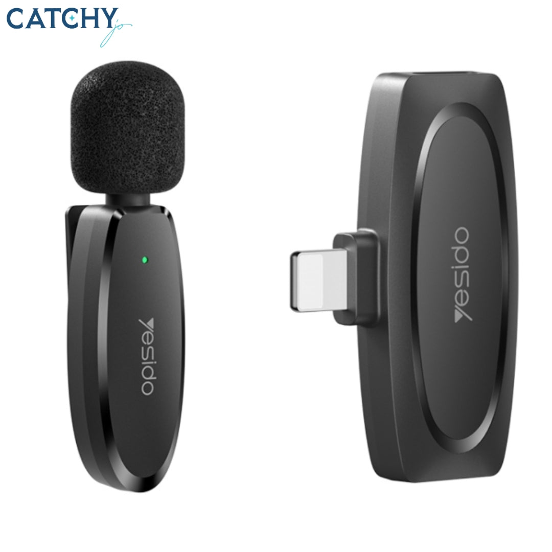 YESIDO KR12 Lightning Wireless Lavalier Microphone