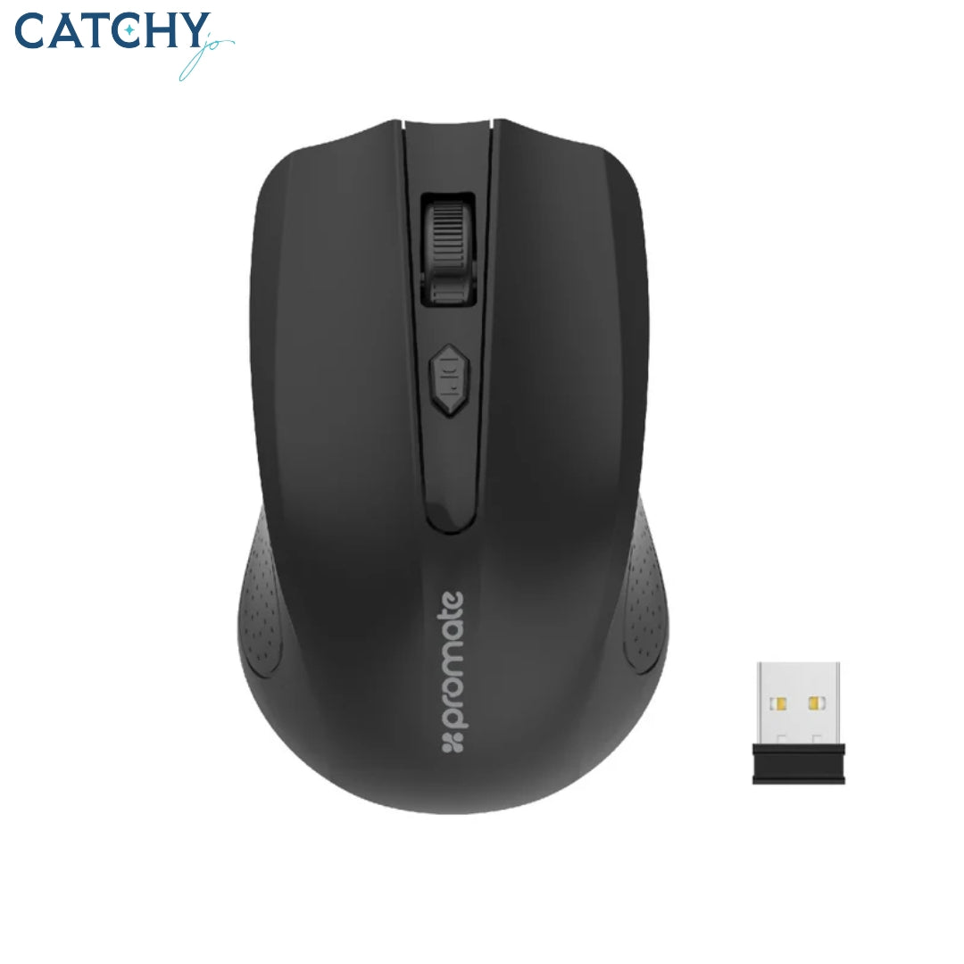 PROMATE Clix-8 Wireless Ergonomic Optical Mouse
