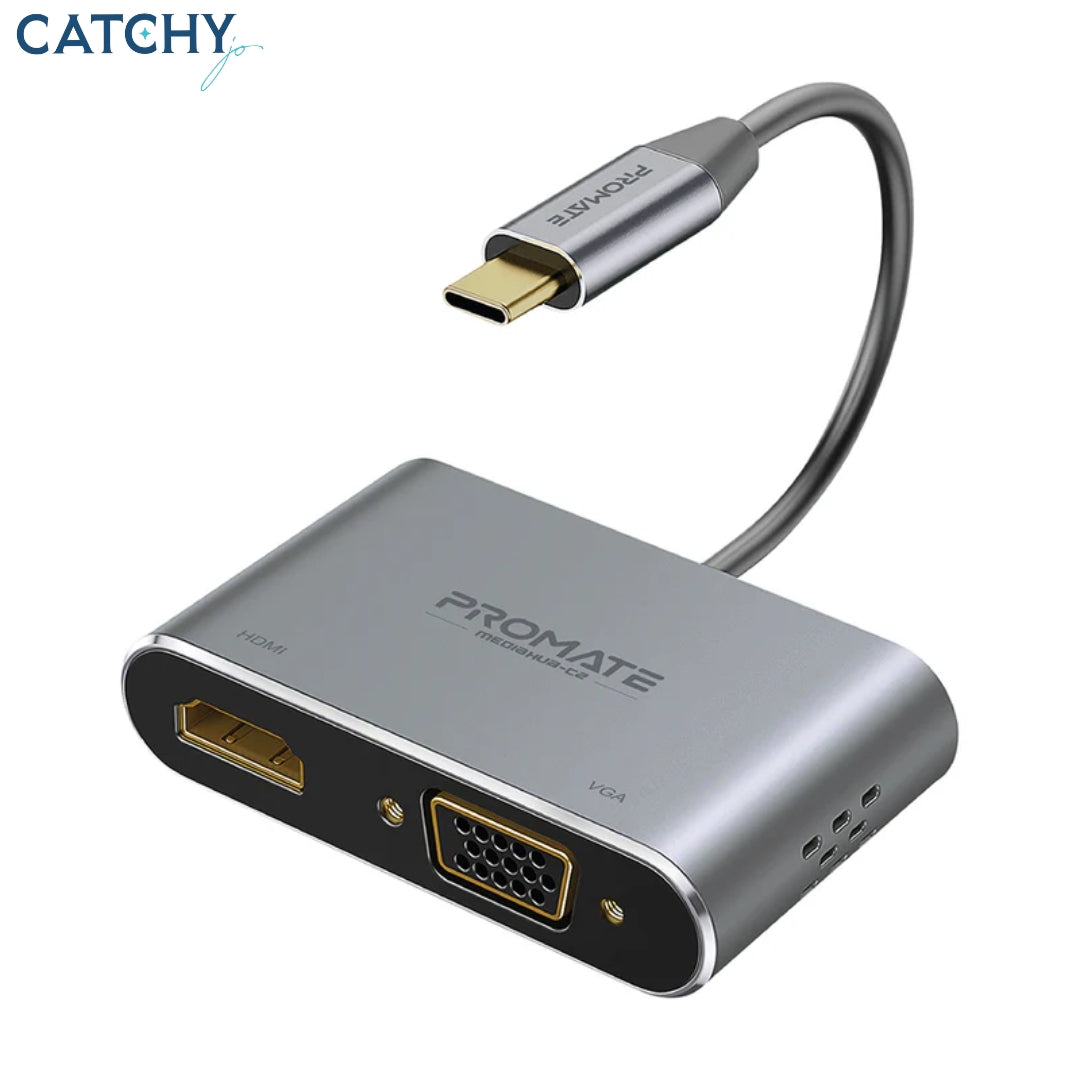 PROMATE MediaHub-C2 High Definition USB-C Display Adapter