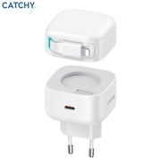 USAMS US-CC209 35W Dual Output Fast Charger With Lightning Magnetic Re